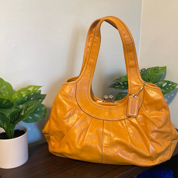 Coach | Bags | Coach Leather Mustard Color Great Purse | Poshmark